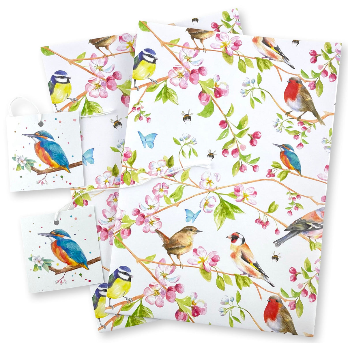 Garden Bird Wrapping Paper | The Arty Penguin